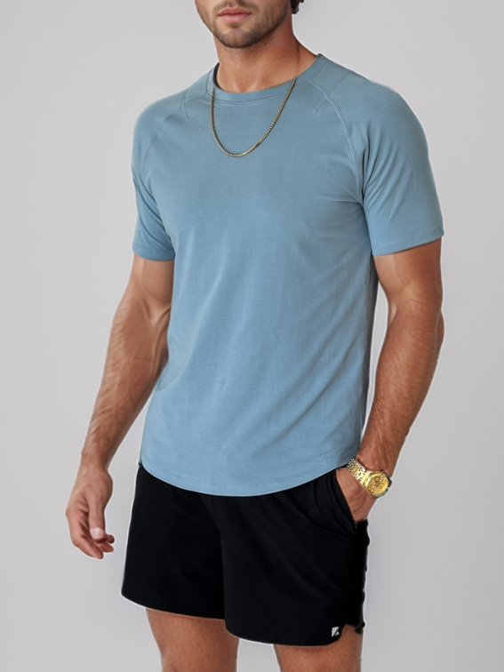 AirFlow Definition Tee Deep Blue – Runner's Athletics
