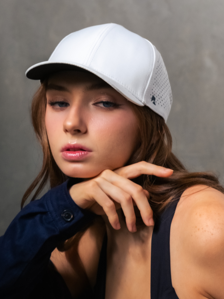 White Lightweight Running Hat for Men & Women – Runner's Athletics