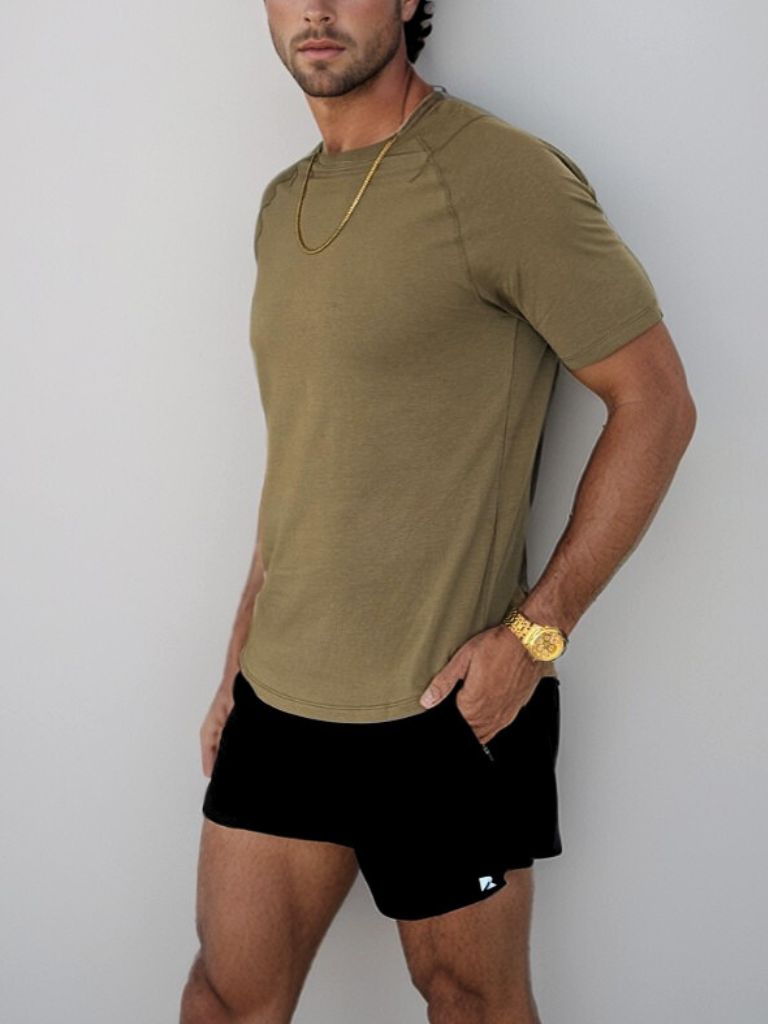 AirFlow Definition Tee Army Green – Runner's Athletics